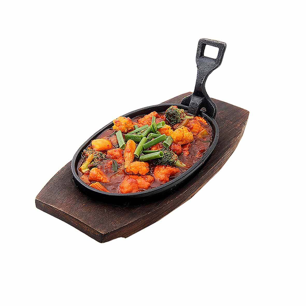 Chicken Vegetable Sizzler - Nour Mahal | Best Indian Food Restaurant